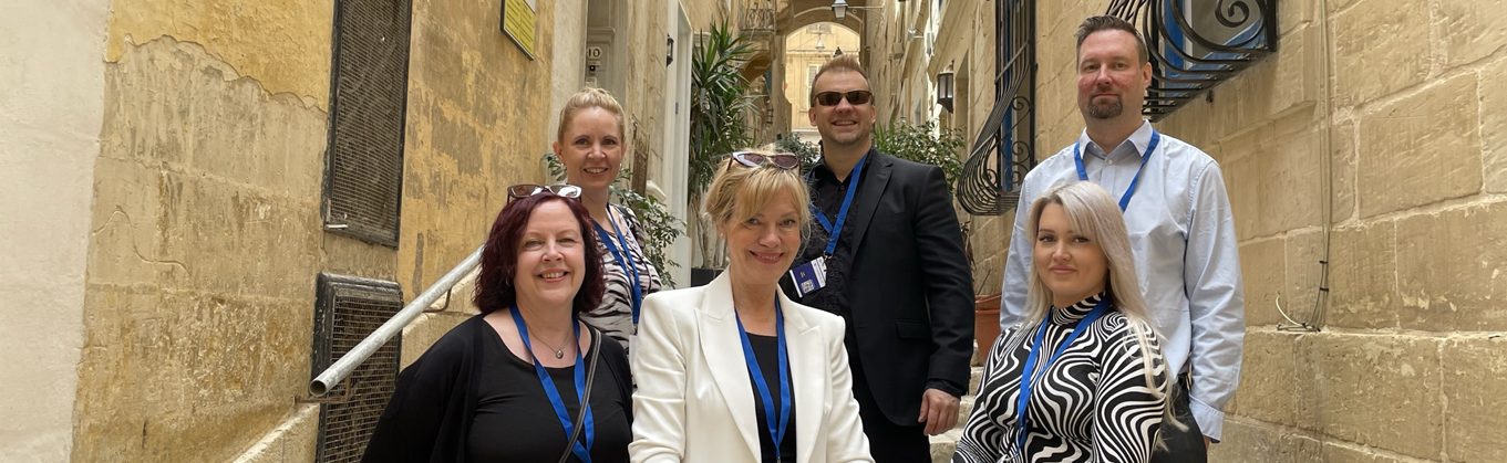 Erasmus+ GIGA -yhteistyöhanke esillä pelialan Transform-Ed Training Symposiumissa Maltalla ...